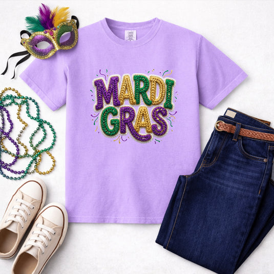 Mardi Gras – Mardi Gras Premade DTF Transfer – Blind Dog Graphics LLC